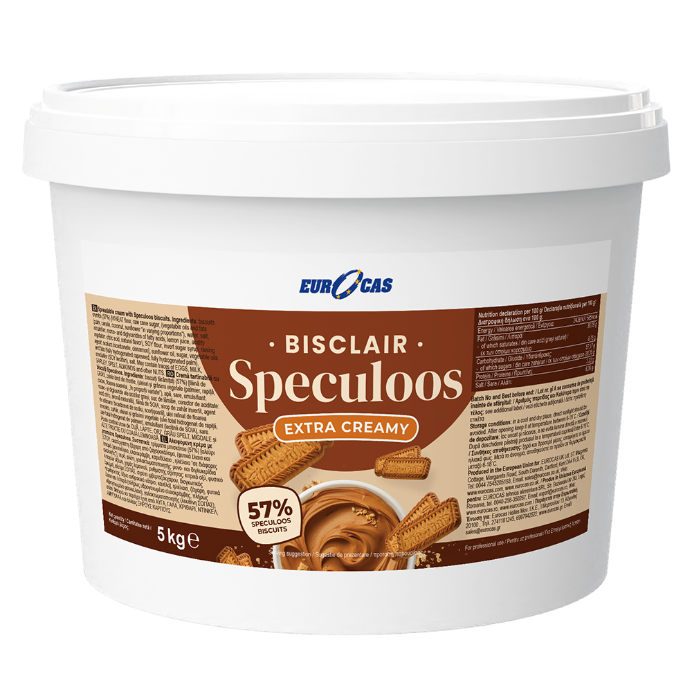 bisclair speculoos 5 kg – cremă tartinabilă profesională | Dulcinea